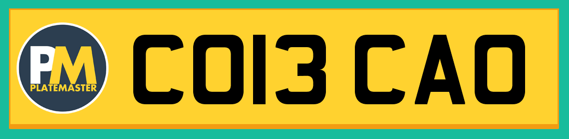 Personalised Cole Number Plates