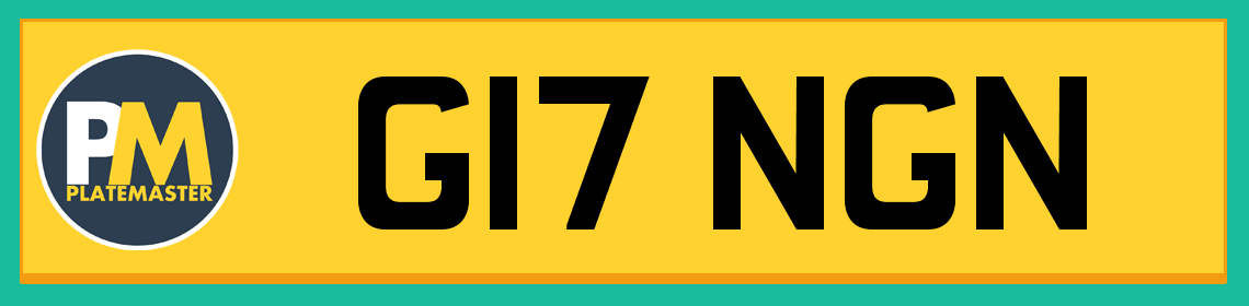 Personalised Gang Number Plates