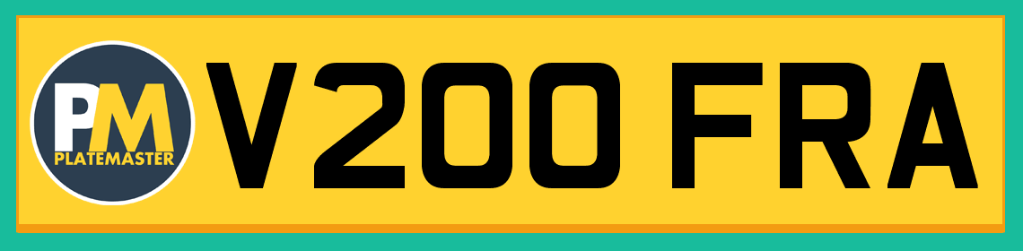Personalised Frank Number Plates