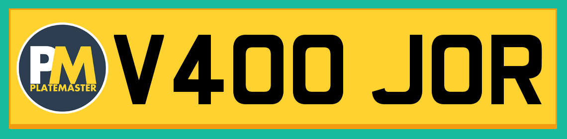Personalised Jordan Number Plates