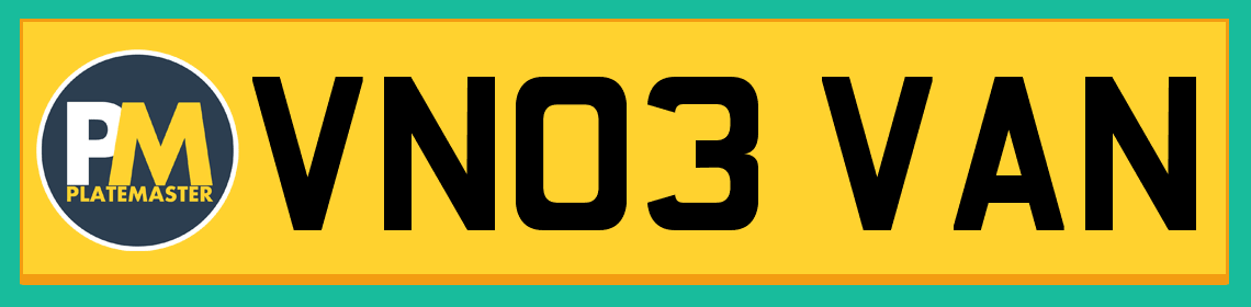 Personalised Evan Number Plates